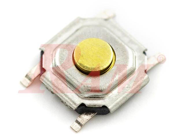 Press 4pin SMD 4x4x1.5 mm Mini Tack Switch | RAM Electronics website